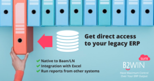 Accessing historical data in Baan after migrating to a new ERP system ...